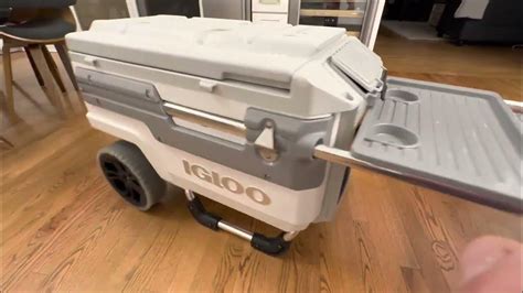 Igloo Tan Imx 70 Qt Lockable Insulated Ice Chest Injection Molded Cooler Review Youtube