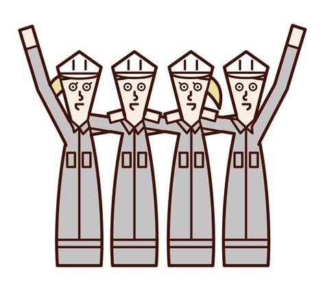 팀워크 및 공동 작업자 일러스트레이션 무료 일러스트 소재집 Kukukeke