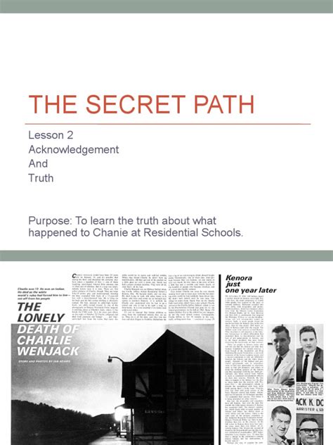 The Secret Path Lesson 2 Pdf
