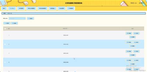 Springbootjavaphpnodepython大学校园网订餐管理系统【计算机毕设】 Csdn博客