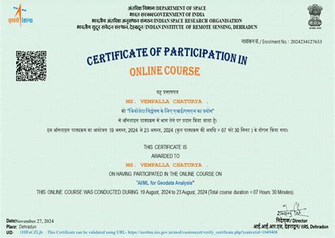 Chaturya Vempalla On Linkedin Ai Machinelearning Geospatialanalysis Isro