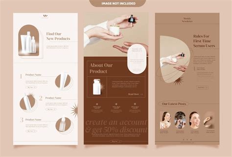 화장품 리플렛 디자인 벡터 Freepik에서 무료 고품질 벡터를 다운로드하세요 Freepik