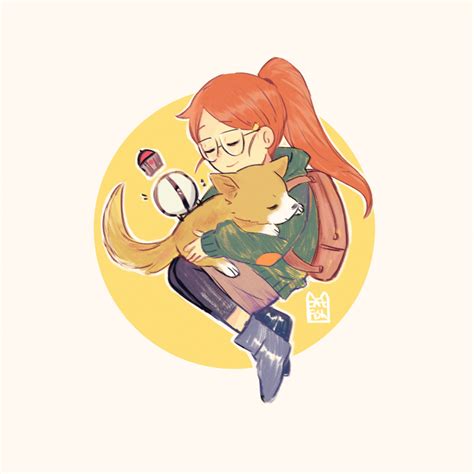 Safebooru 1girl 1other Artist Name Atticus Infinity Train Backpack