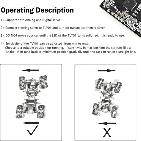 Buy Goolrc Tly01 Mini Gyro Sensor Gyroscope For Rc Car Drift Racing Car