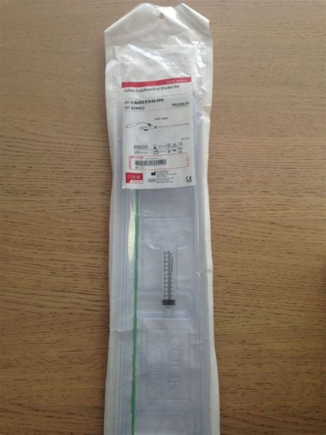 New Cook G29953 Cohen Endobronchial Blocker Set 9 0fr 65cm X