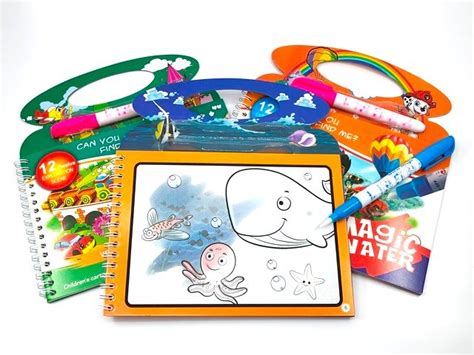 Y031 神奇水畫冊 18 1本