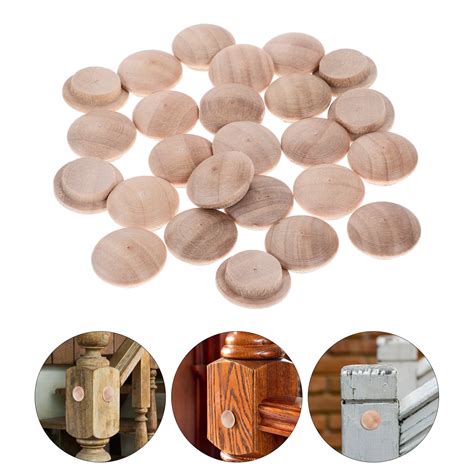 Wooden Plugs Screw Hole Plugs Button Wood Plug Replacement For