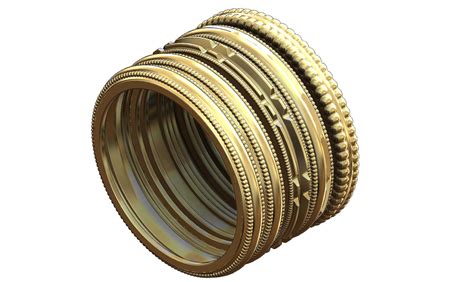 Low Profile Antique Classical Rings 3d Model 3d Printable Cgtrader