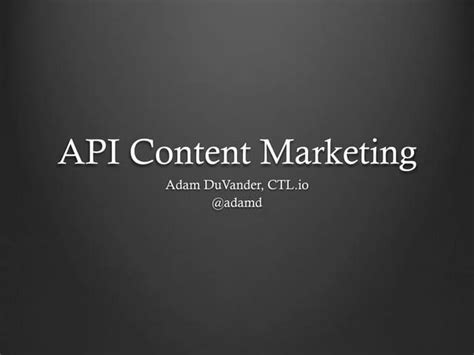 Api Content Marketing Pdf