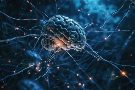 Premium Photo This Computergenerated Image Showcases The Intricate Neural Patterns Of A Human