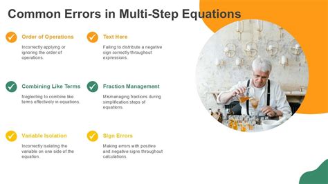 Common Errors In Multi Step Equations Ppt Structure Acp Ppt Template