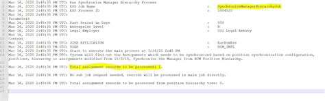 Position Synchronization In Oracle Hcm Cloud