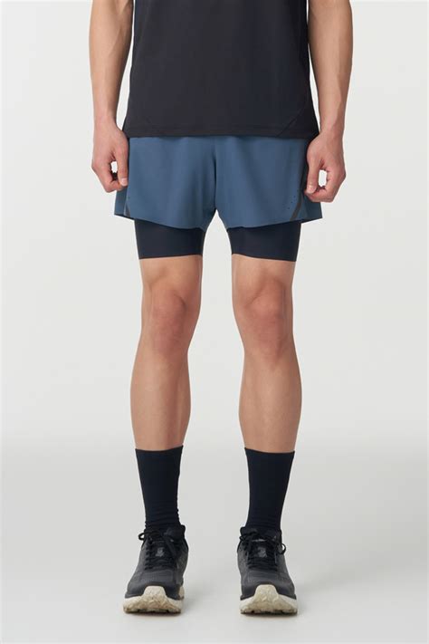 코오롱스포츠 Trail 남성 레깅스 일체형 쇼츠 레깅스