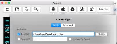 ios can t run appium inspector with ipa file stack overflow