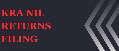 Kra Nil Returns Filing
