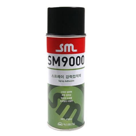 Sm산업 강력 스프레이 접착제 Sm 9000 450ml 에누리 가격비교