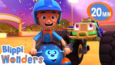 Monster Truck Jam Racing Blippi Wonders Moonbug Our Green Earth