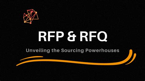 Request For Proposal Rfp And Request For Quotation Rfq