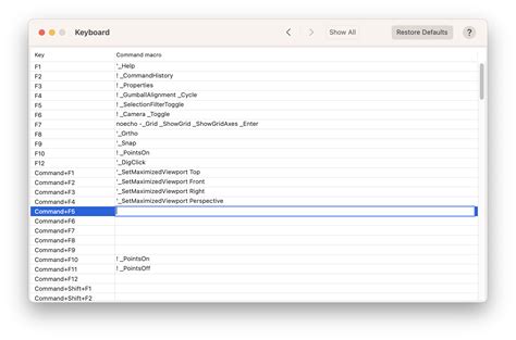 New Ui Keyboard Shortcuts No Button Mac Mcneel Forum