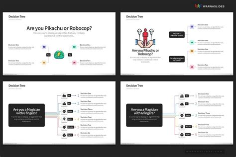 Decision Tree PowerPoint Template PowerPoint Slide Master Templates Infographics