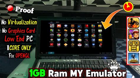 new best android emulator 1gb ram pc no graphics card fix opengl no vt dual core pc s