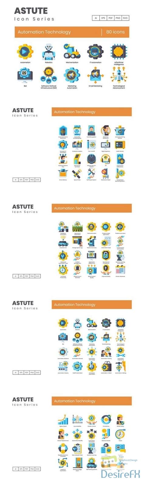 Download Automation Technology Icons DesireFX COM