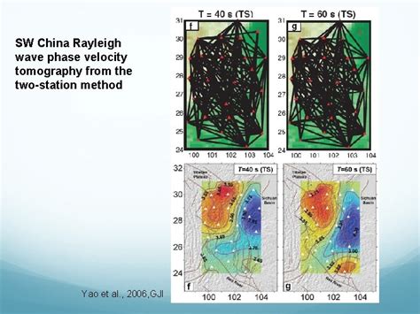 Surface Wave Tomography 1 Dispersion Or Phase Based
