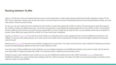 Vlans And Inter Vlan Routing Pptx Computer Networking Computing