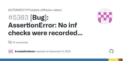 Bug Assertionerror No Inf Checks Were Recorded For This Optimizer · Issue 5383