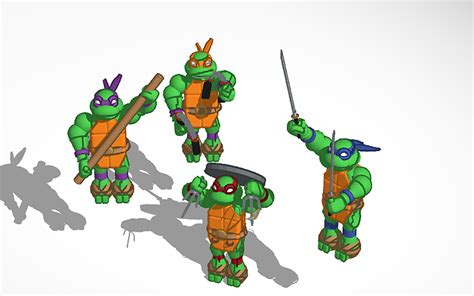 3d Design The Turtles Ninja Tinkercad