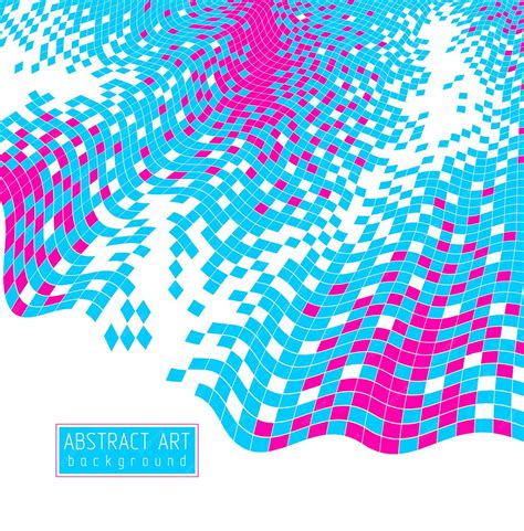 Premium Vector Dimensional Vector Design Of Great Artistic Mosaic Square Tiles 3d Abstract