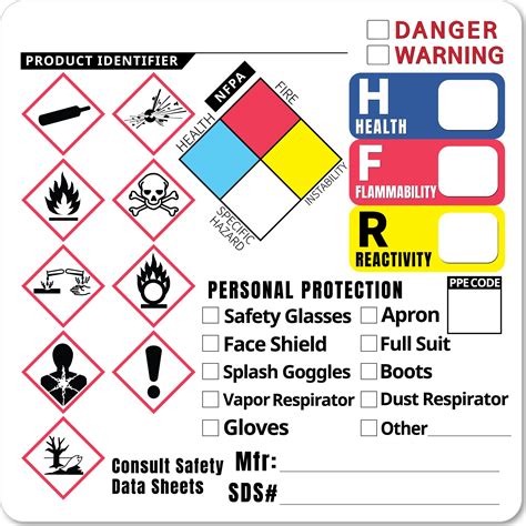 Hazardous Chemical Labels Ghs Compliant Labeling Barcodefactory