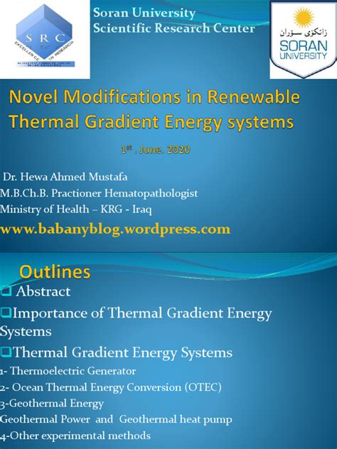 Novel Modifications In Renewable Thermal Gradient Energy Systems Pdf Energy Storage Heat Pump
