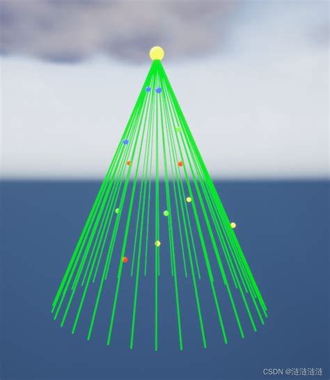虚幻引擎 Ue Ue5 在ue5中使用线条画一颗简单的三维圣诞树练习向ue5连连看线条 Csdn博客