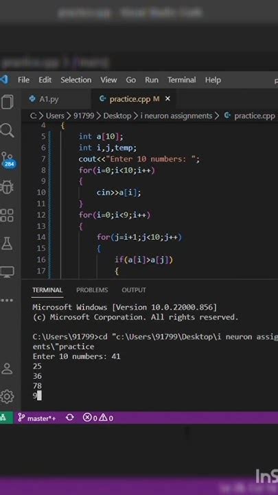 Sorting In C Vs Sorting In Python 💫💥🔥 Cppprogramming