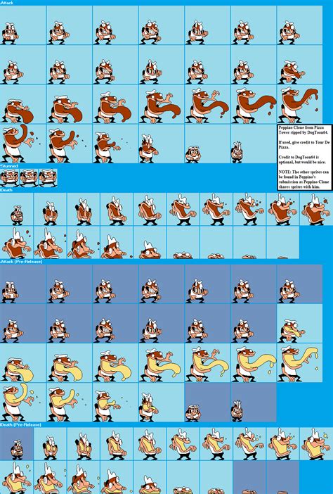 Pizza Tower Sprites Animation