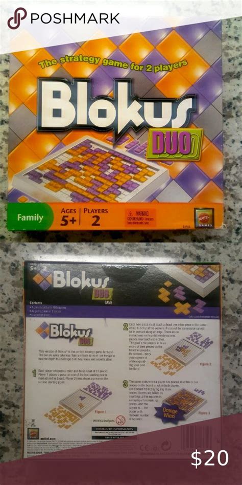 🆕 Blokus Duo Board Game Blokus Board Games Duo