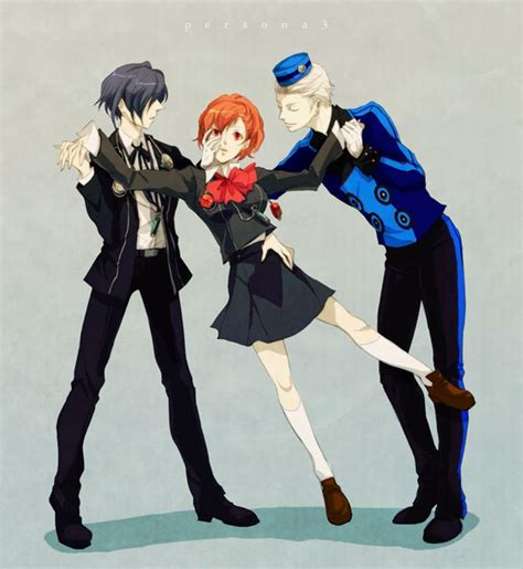 Makoto Kotone And Theodore By とりこ Persona 3 Portable