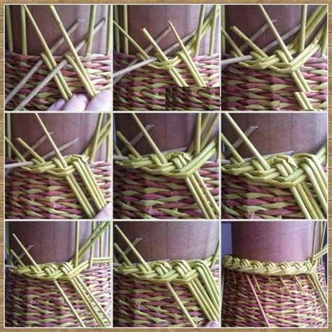Плетение из газетных трубочек для начинающих пошагово Paper Weaving Basket Weaving Patterns