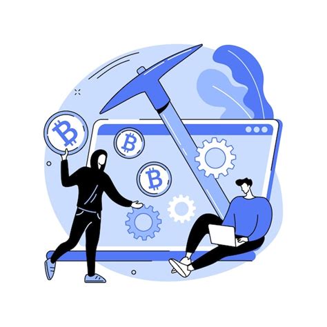 Premium Vector Hidden Mining Abstract Concept Vector Illustration