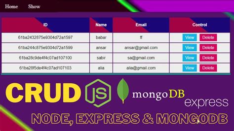 🚀 Complete Crud Application With Node Express And Mongodb 2022 Youtube