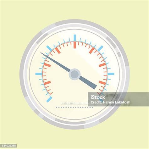 Gaya Datar Manometer Ilustrasi Stok Unduh Gambar Sekarang Alat