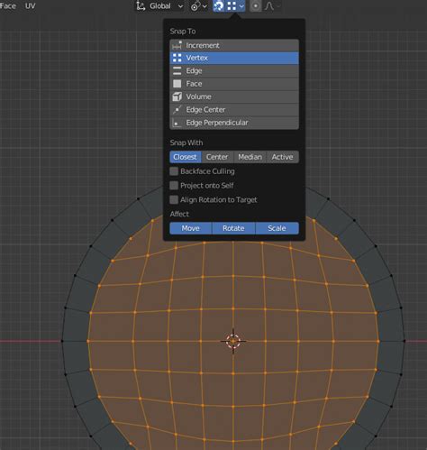 Rotate Selected Faces With Snap To Not Selected Vertice Modeling Blender Artists Community
