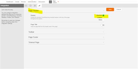 remedy smart reporting console logout and close button configuration