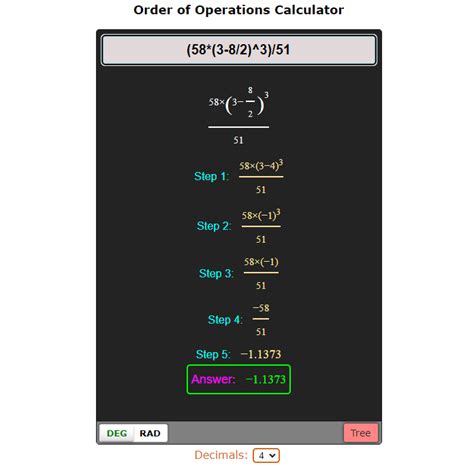 Solving Order Of Operations Calculator At Alfredo Grove Blog
