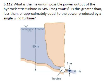 Solved What Is The Maximum Possible Power Output Of Chegg Com