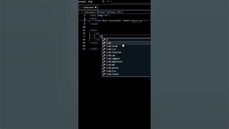 Vs Code Shortcut For Html Programming Html Code Shorts Youtube