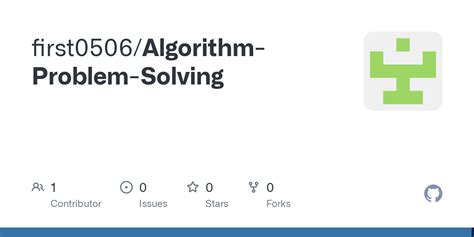 Github First0506algorithm Problem Solving