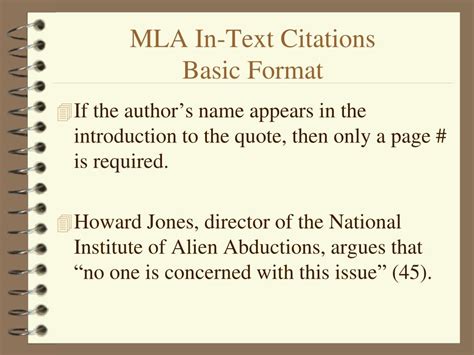 PPT MLA In Text Citations PowerPoint Presentation Free Download ID 4625109