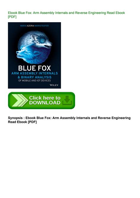 Ebook Blue Fox Arm Assembly Internals And Reverse Engineering Read